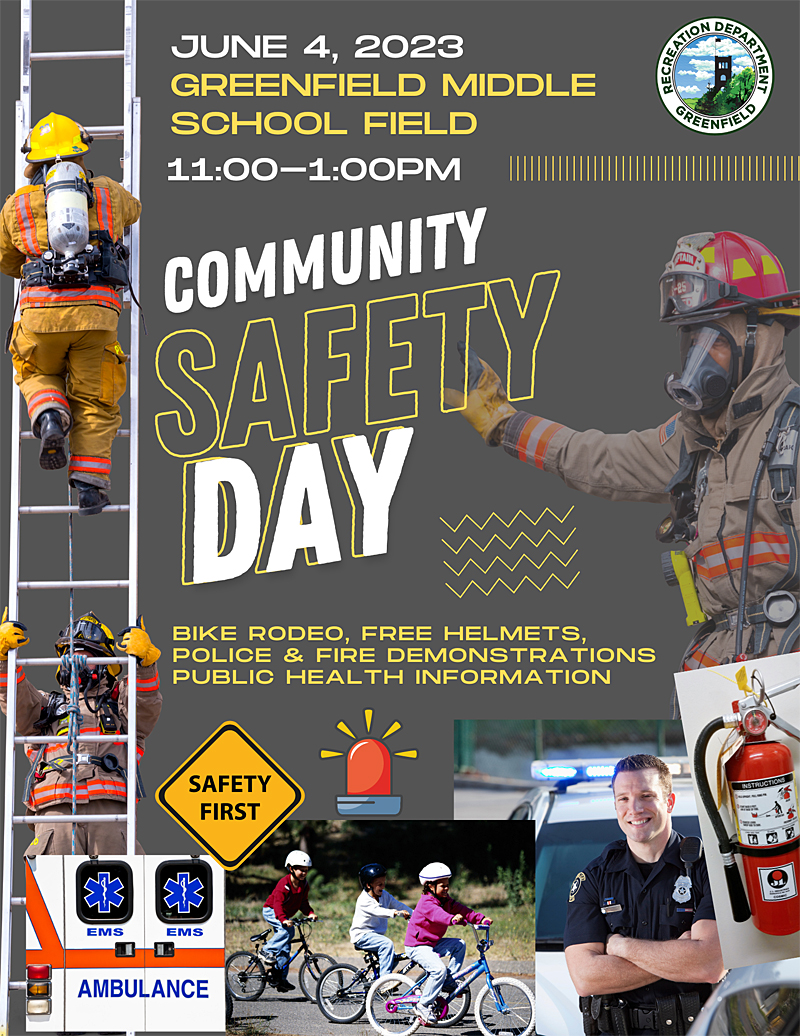 Greenfield Recreation Department l Community Safety Day